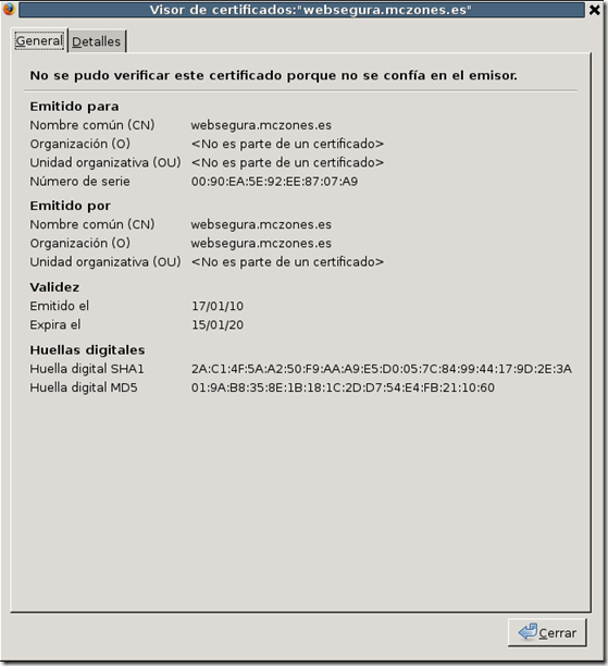 Tecnoloxía xa: Certificados en Apache: https